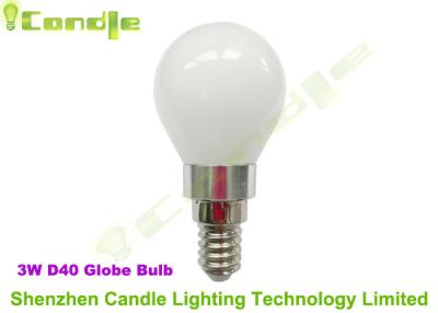 China Micky White Glass D40 High Lumen LED Bulb 3 watt 110v 220v  Cool White for sale