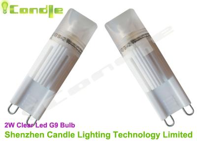 China Commercial Lighting Dimmable G9 Led Bulb 2w 120v With Transparent Shell 4000k for sale