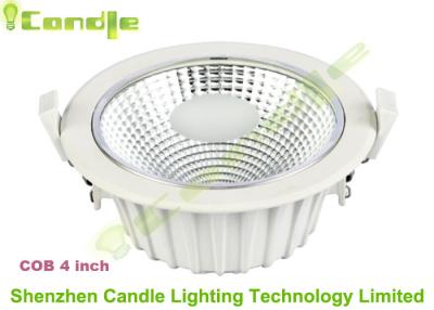 China Waterproof COB 4 Inch Dimmable Led Downlights 9W , High Lumen 720LM CE RoHS for sale