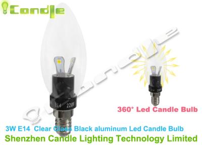 China 3500K - 5000k Led Candle Lamp Sharp Tip 6pcs Epistar Chip 360 Degree Lighting Angle for sale