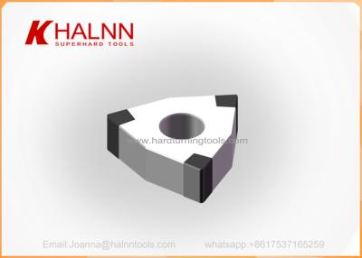 China CBN Hard Turning 20CrMnTi Hardened Steel materials Gear with Halnn WNGA080404 PCBN inserts for sale