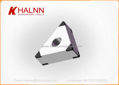 China Finishing  Interrupted Cutting 20CrMnTi materials Hardened Steel Gear WIth BN - H21 PCBN Indexable Insert for sale