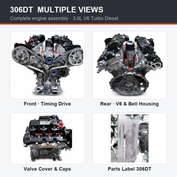 Quality Land Rover 306DT 3.0L V6 Diesel Bare Engine | Engine Block Assembly for sale