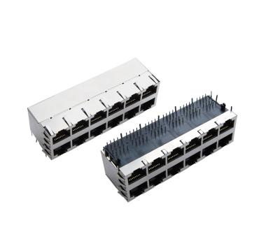 China Hafen 90° RJ45 PWBs 4 mit Stift-Soem des Transformator-/RJ45 POE des Verbindungsstück-10 zu verkaufen