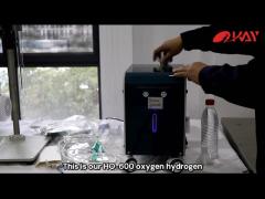 Commerciële de Waterstofgenerator die van HHO H2 Type Acryl Buiten ademen