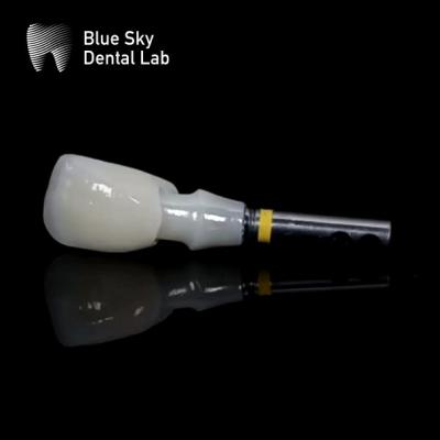 Cina Titanio Tibase Zirconia Abutment Abutments di Zirconia personalizzati per impianti in vendita