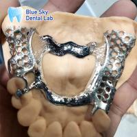 China Blue Sky Dental Framework Partial Maxillary Denture Cast Metal Framework for sale