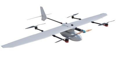 中国 JT-300 VTOL固定翼UAVは、純粋な電力で5.5時間飛行でき、7,300メートルの超高高度に到達できます。 販売のため