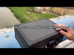 Hs102a-Pd-D Uav draagbare drone detectie apparatuur Vroegtijdig waarschuwingsinstrument 2,4 GHz 5,2 GHz