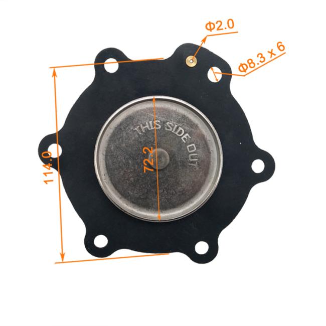 Overall Diemension of G353A045 Diaphragm Valve Repair Kit: