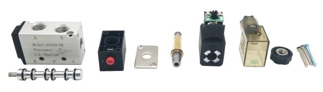 Deconstruction of 4V210-08 Automation parts: