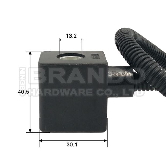 Dimension of BB13241043 Solenoid Valve Coil :