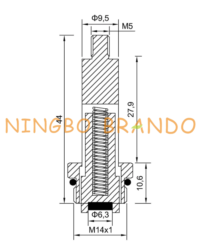 Dimension of BAPC209126042 Armature Assembly: