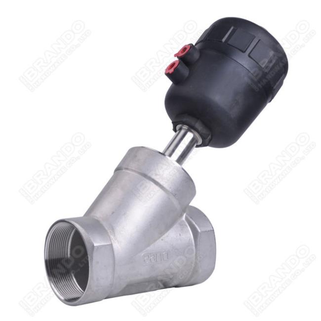 Pneumatic Angle Seat Valve 0