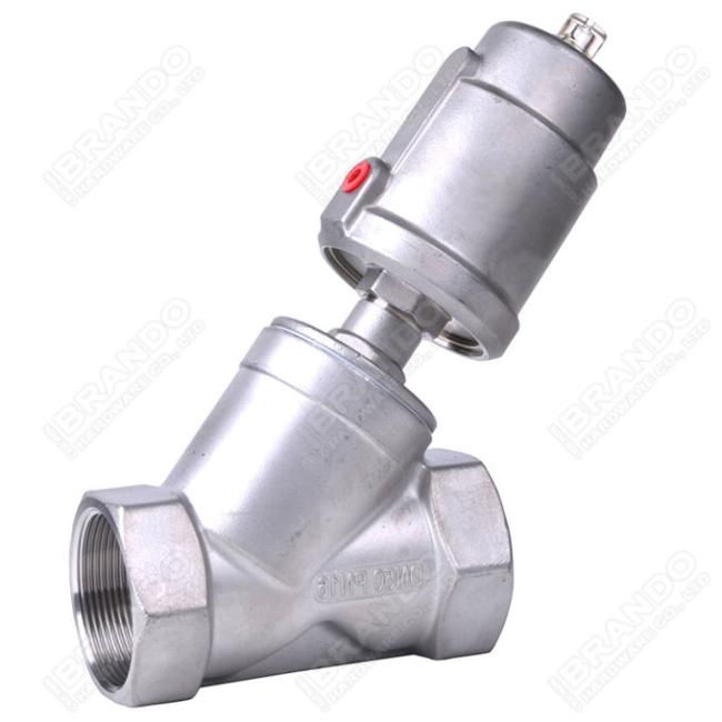 Pneumatic Angle Seat Valve 4