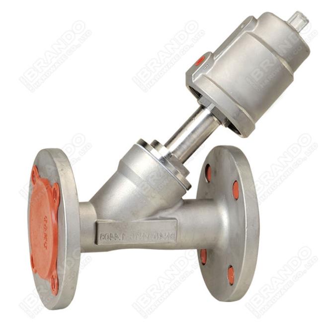 Pneumatic Angle Seat Valve 5
