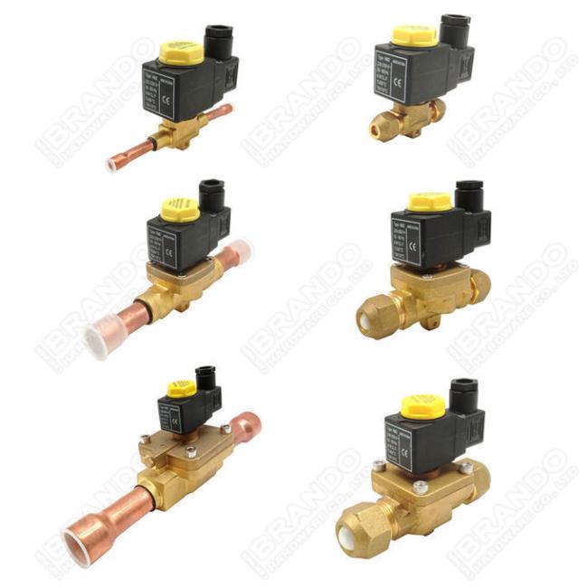 EVR 3 NC 032F1204 3/8'' Danfoss Type Refrigeration Solenoid Valve 220V 3