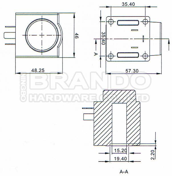 Danfoss Type Solenoid Coil 018F6757 24V DC 018F6701 220V 230V AC 0