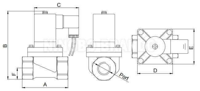 1/2'' Anti Corrosion UPVC Solenoid Valve For Chemical Acid Alkali 24V 110V 220V 0
