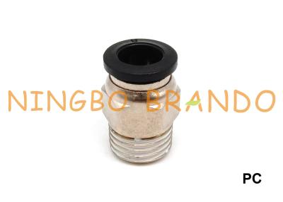 China 8mm 1/4'' Male Straight Pneumatic Hose Fitting Push To Connect for sale