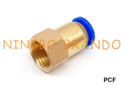 China 10mm 3/8'' Female Straight Pneumatic Hose Fitting Push To Connect for sale