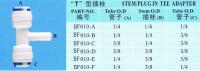 China Stem Tee Adaptor With Fast Fitting Push In Type Used for Water Systems for sale