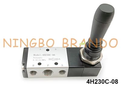 중국 4H230C-08 아이르타크 종류 손 레버 밸브 설명서 공기 항공은 5/3 방법을 제어합니다 판매용