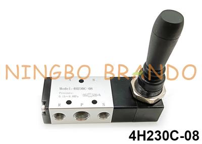 China Het Type van 4H230C-08 Airtac Controle van de de Klep Hand Pneumatische Lucht van de Handhefboom 5/3 Manier Te koop