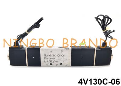 China Het Type van 4V130C-06 Airtac Pneumatische Solenoïdeklep 1/8“ 5/3 Manier DC24V AC220V Te koop