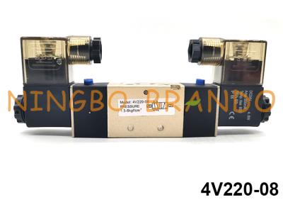 China het Type van 4V220-08 Airtac Pneumatische Solenoïdeklep 5/2 Manier DC24V AC220V Te koop