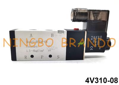 China tipo maneira pneumática DC24V AC220V de 4V310-08 Airtac da válvula de solenoide 5/2 à venda