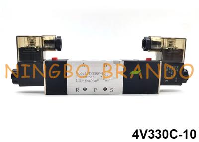 China Tipo posição pneumática 24V 220V de 4V330C-10 Airtac da maneira 3 da válvula de solenoide 5 do dobro à venda