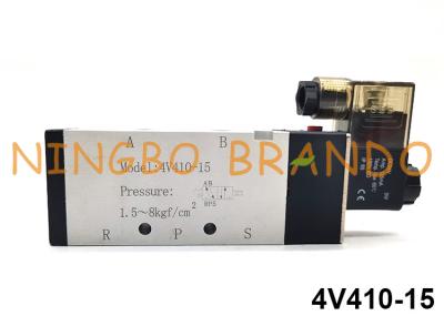 China tipo posição pneumática 24V 220V de 4V410-15 Airtac da maneira 2 da válvula de solenoide 5 à venda