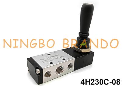 중국 4H230C-08 아이르타크 종류 손 레버 밸브 설명서 공기 항공은 5/3 방법을 제어합니다 판매용