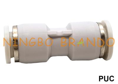 China PUC Union Straight Push On Quick Connect Pneumatic Hose Fitting 1/8'' 1/4'' 3/8'' 1/2'' for sale