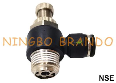 China NSE Push In Quick Connect Flow Speed Controller Pneumatic Fitting 1/8