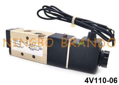 China 4V110-06 Airtac Tipo 5/2 Vias Válvula Solenóide Pneumática DC24V AC110V AC220V à venda