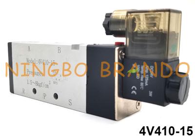 China 4V410-15 Airtac Tipo 5/2 Vias Controle de Ar Válvula Solenóide Pneumática Única 24 V 220 V à venda
