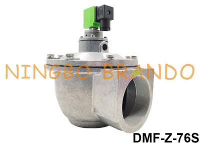 China BFEC DMF-Z-76S 3'' Dust Collector Threaded Right Angle Pulse Jet Valve 24V 220V for sale