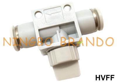 China HVFF Push On One Way Speed Air Controller Pneumatic Flow Control Fittings 4mm for sale