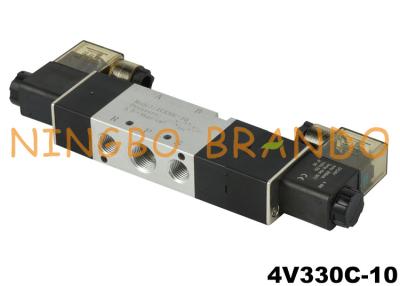 Chine 4V320-10 Vanne de commande d'air pneumatique à double solénoïde DC24V DC24V à vendre