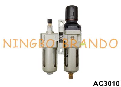 China AC3010-02 1/4'' FRL Air Filter Regulator And Lubricator Combo for sale