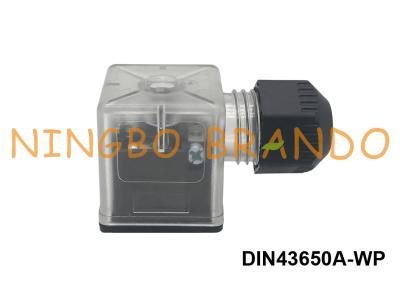 Cina DIN43650A impermeabilizzano il connettore 2P+E 3P+E della bobina dell'elettrovalvola a solenoide IP67 in vendita