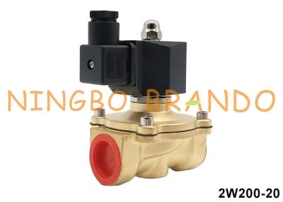 China 3/4'' 2 Way Normally Closed Brass Solenoid Valve Water 24VDC 220VAC for sale