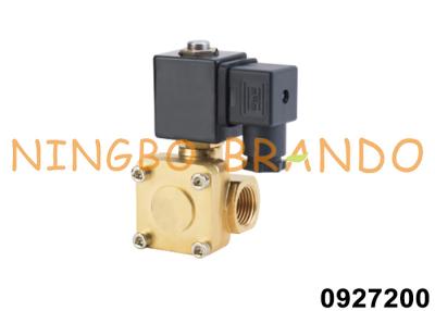 China 0927200 1/2'' Air Compressor Brass Solenoid Valve 24V 110V 220V for sale