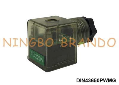 Cina DIN43650A Connettore di bobina della valvola solenoide a risparmio energetico 220VAC 2P+E IP65 in vendita