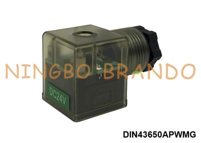 Cina DIN43650A Collettore di bobina della valvola solenoide a risparmio energetico 12VDC 24VDC 2P+E IP65 in vendita