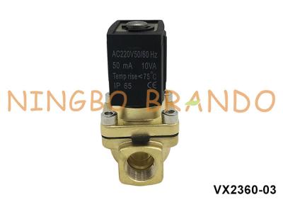 Cina VX2360-03 3/8'' SMC Tipo Valvola solenoide in ottone per acqua-aria 220V 110V 24V in vendita