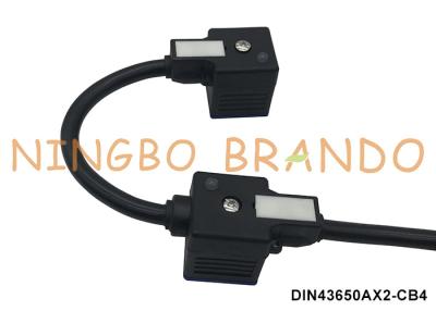 Cina Connessione a bobina di doppia testa DIN43650A per doppia valvola solenoide con cavo stampato in vendita