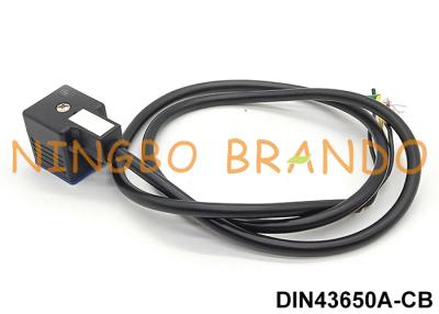 Cina DIN 43650 From A IP67 Solenoid Valve Connectors with Molded Cable in vendita